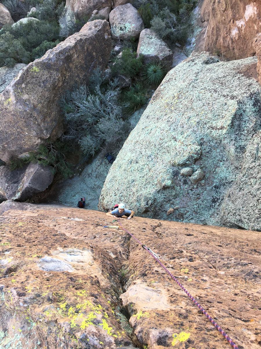 Myth Wall climbing area