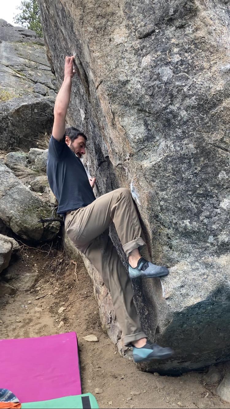 Spongebob Squarepad Boulder climbing area